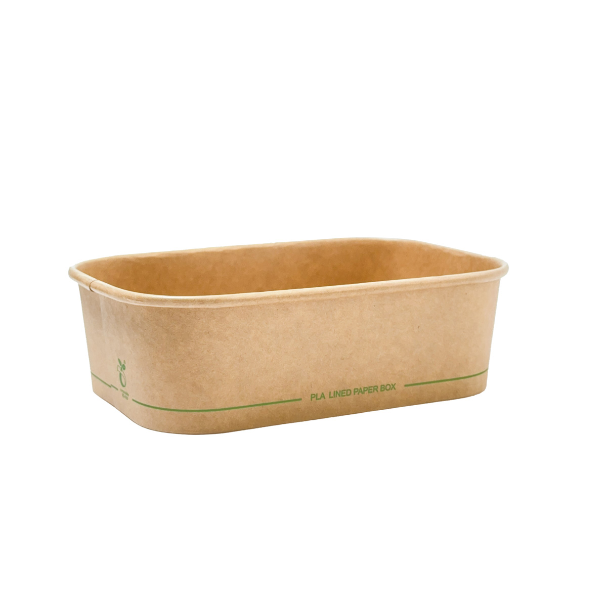 650ml Kraft PLA Rect Deli Container | ECO friendly | Natural Green ...