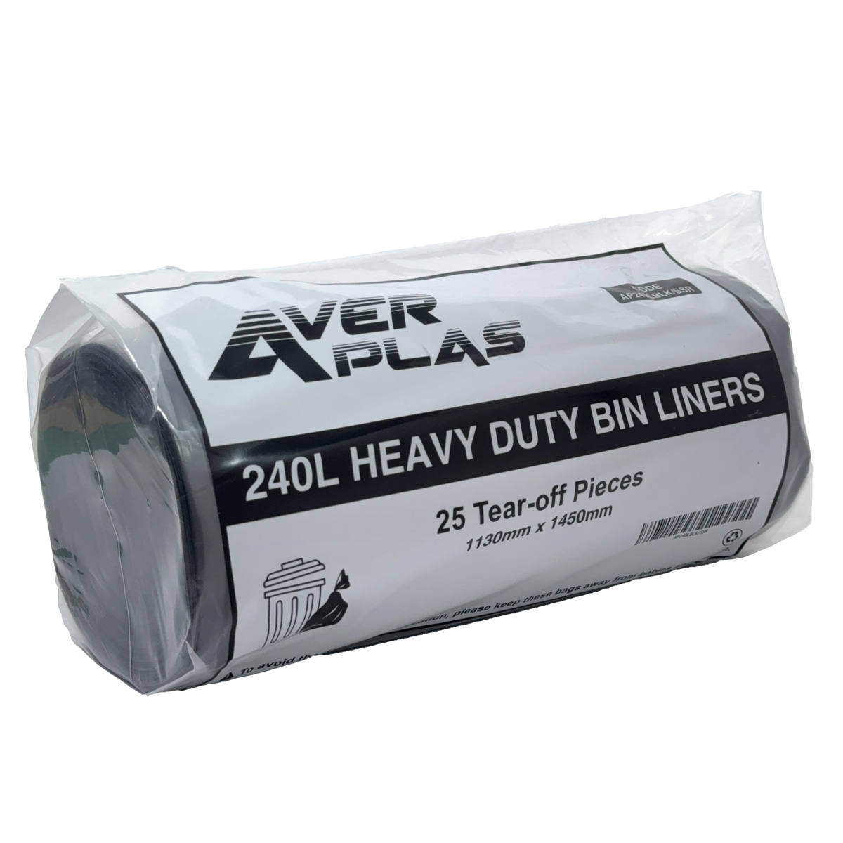 240Ltr Heavy Duty Bin Liner Black Roll | ECO friendly | Natural Green ...