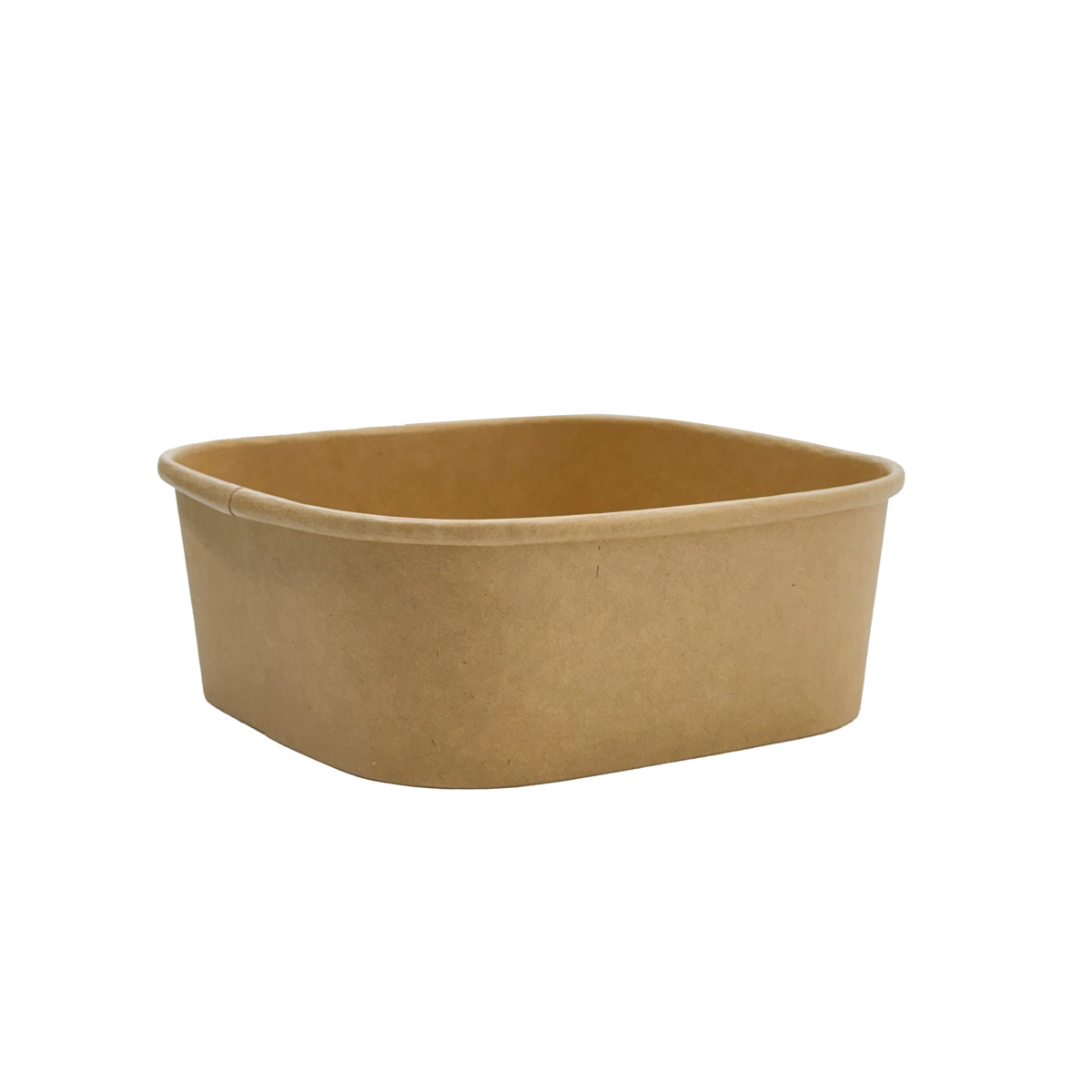 750ml Kraft Square Paper Bowl | ECO friendly | Natural Green Packaging