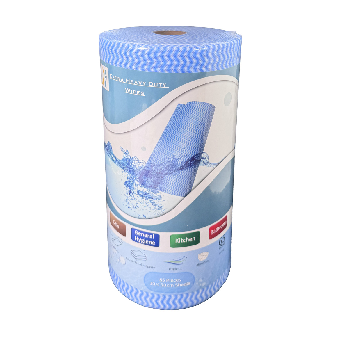 Heavy Duty Blue Wipes | ECO friendly | Natural Green Packaging