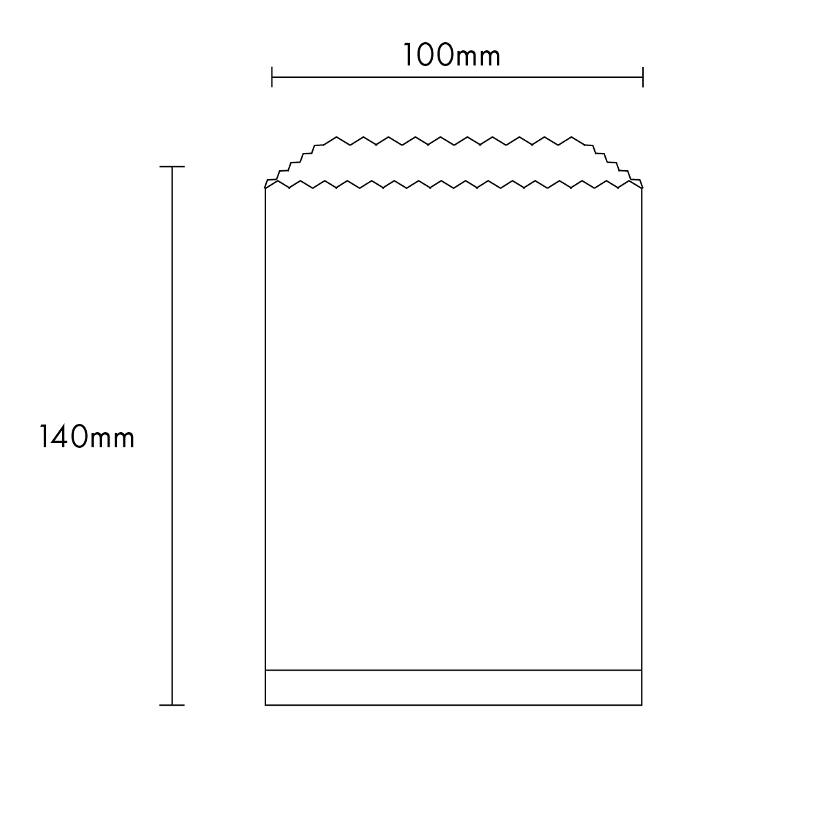 140*100 4S Confect Bleach Paper Bag White | ECO friendly | Natural ...