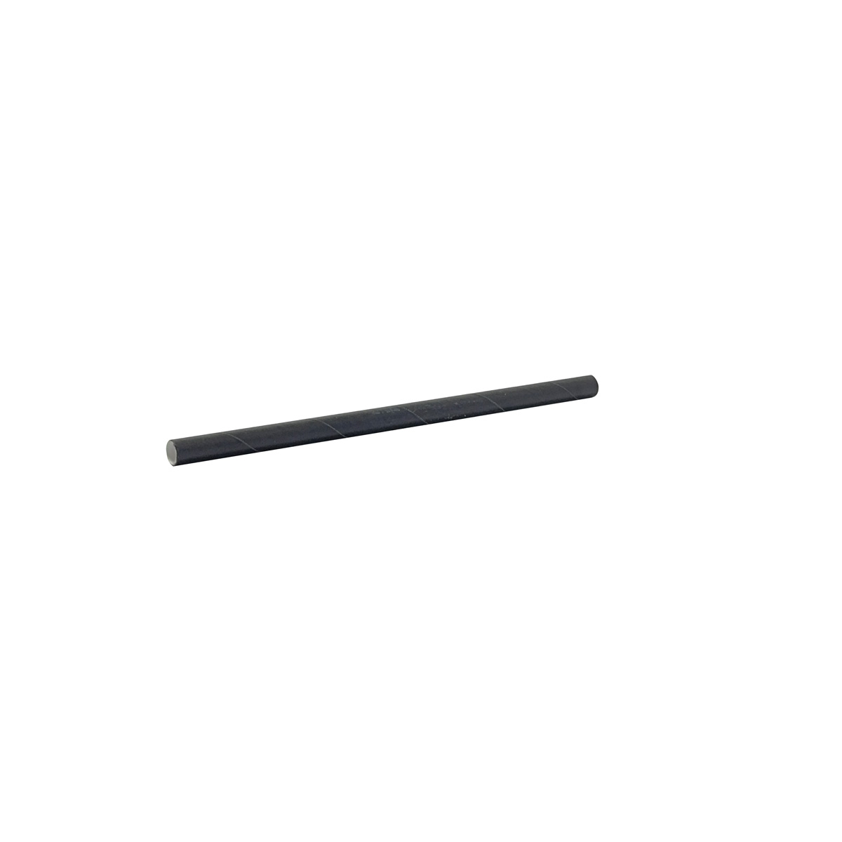 6*120mm Paper Cocktail Straws Flat End Black | ECO friendly | Natural ...