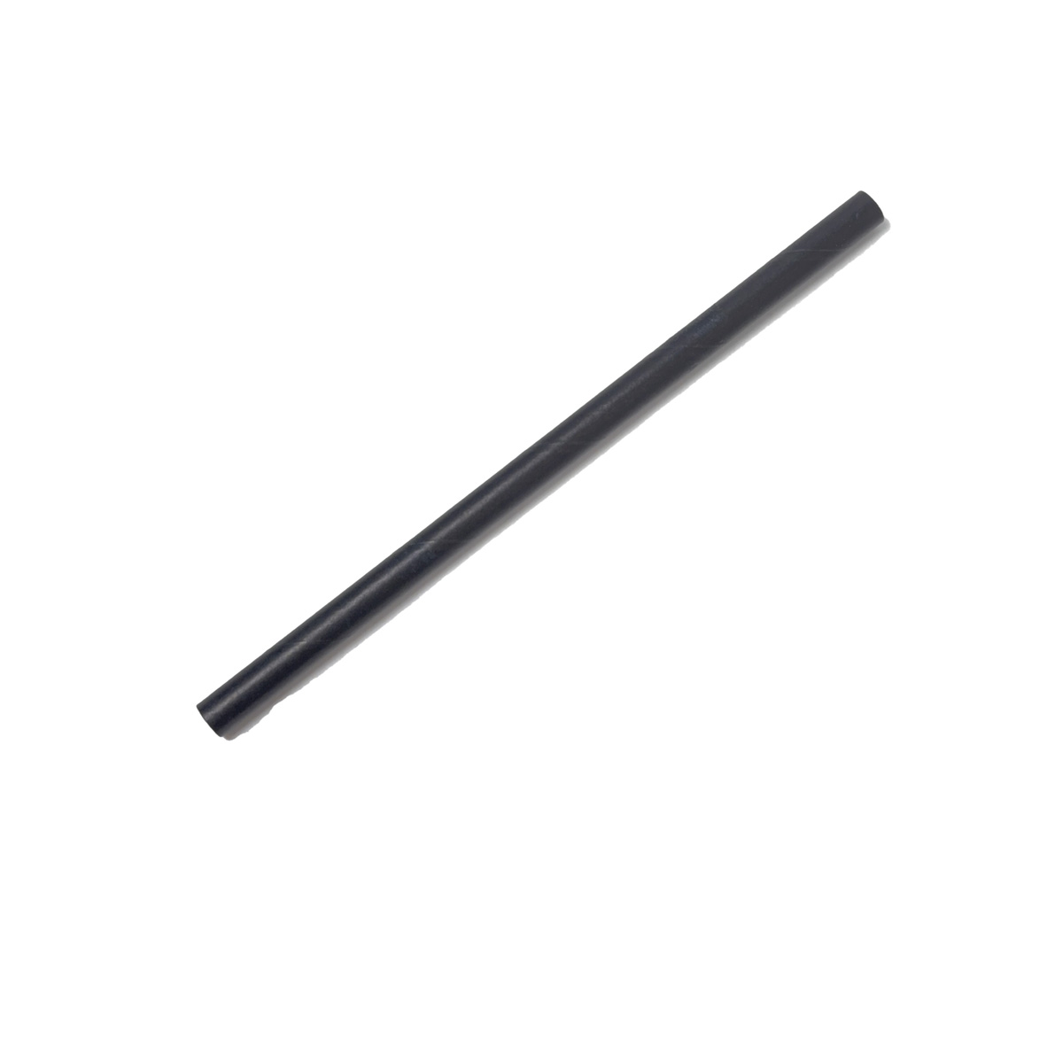 10*210mm Paper Jumbo Straws Flat End Black | ECO friendly | Natural ...