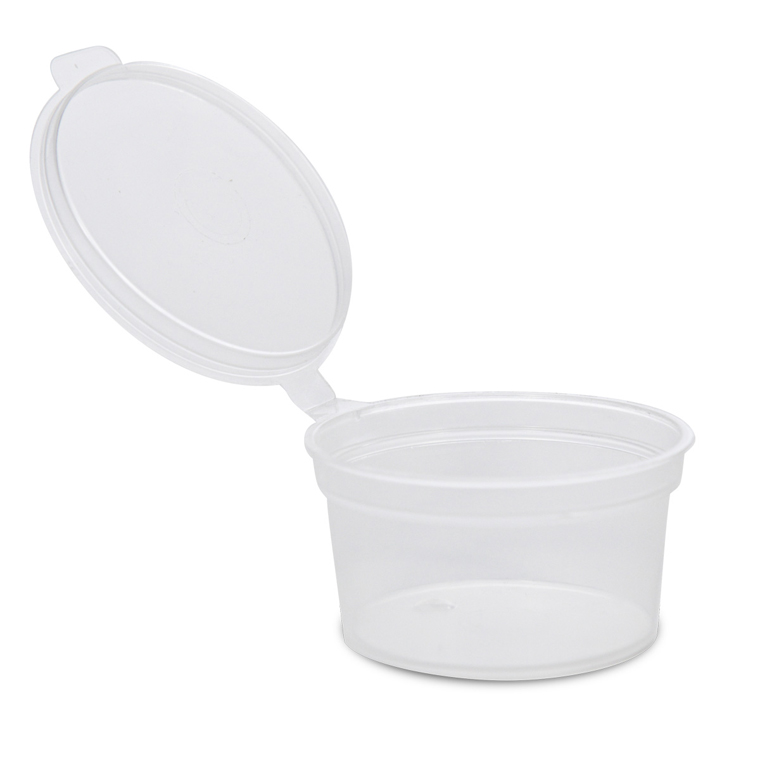 1.5 oz Sauce Container with Hinged Lid | ECO friendly | Natural Green ...