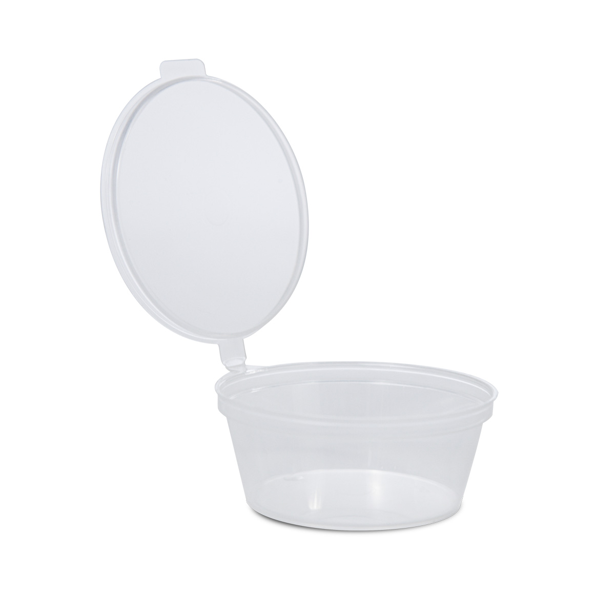 2 oz Sauce Container with Hinged Lid | ECO friendly | Natural Green ...