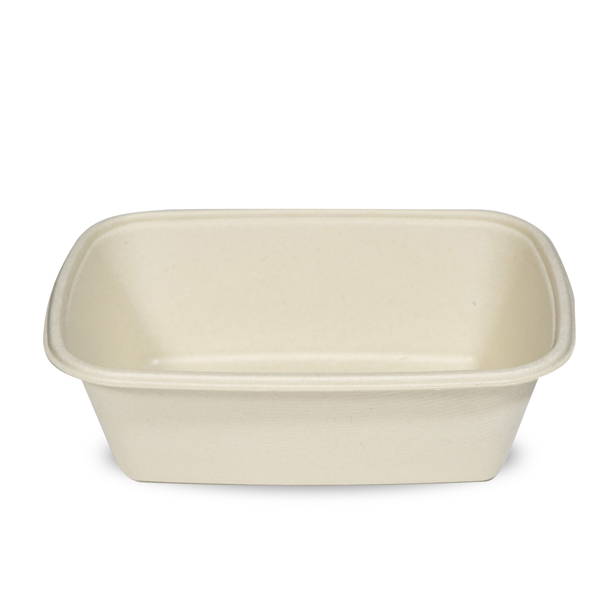 1400ml Sugarcane Natural Wide Rectangle Container | ECO friendly | Natural Green Packaging