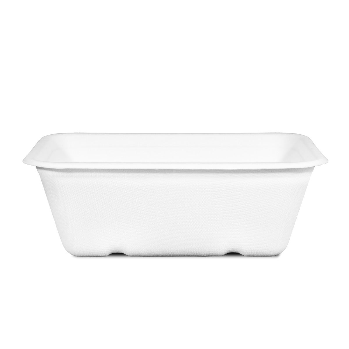 750ml Sugarcane Rectangle Container | ECO friendly | Natural Green Packaging