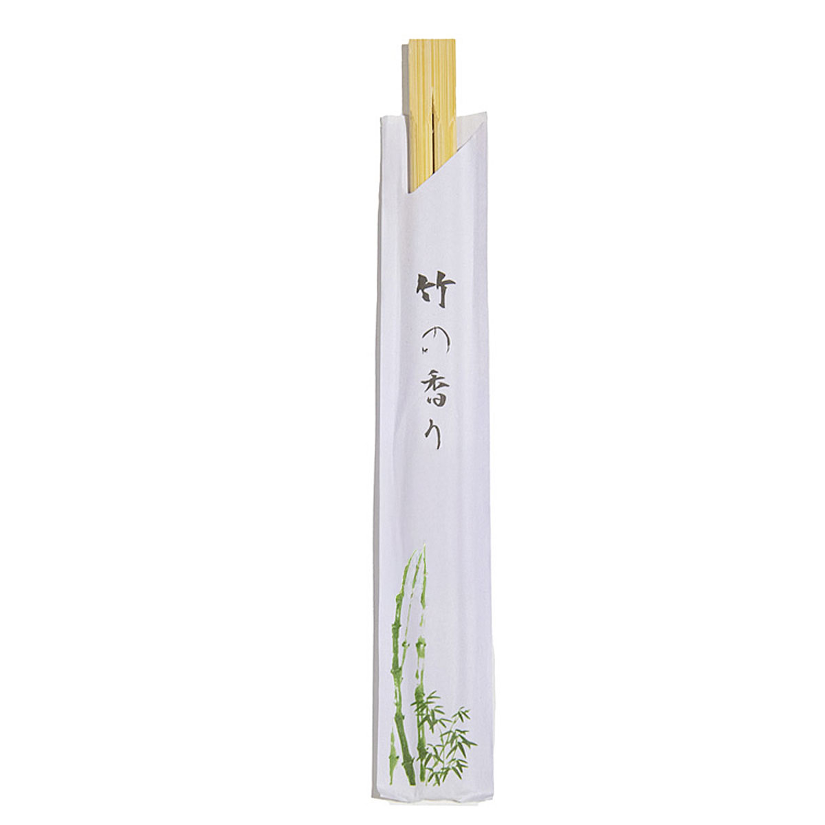 21cm Bamboo Chopstick with Paper Cover | ECO friendly | Natural Green ...