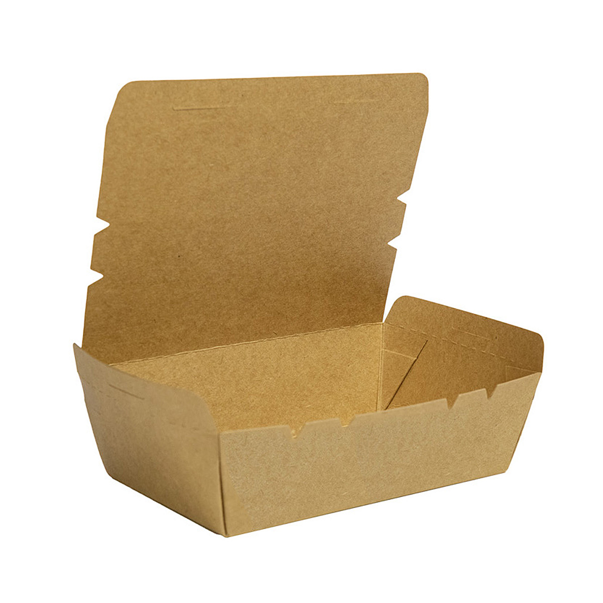 Paper Lunch Box Medium Brown/White #2 | ECO friendly | Natural Green ...