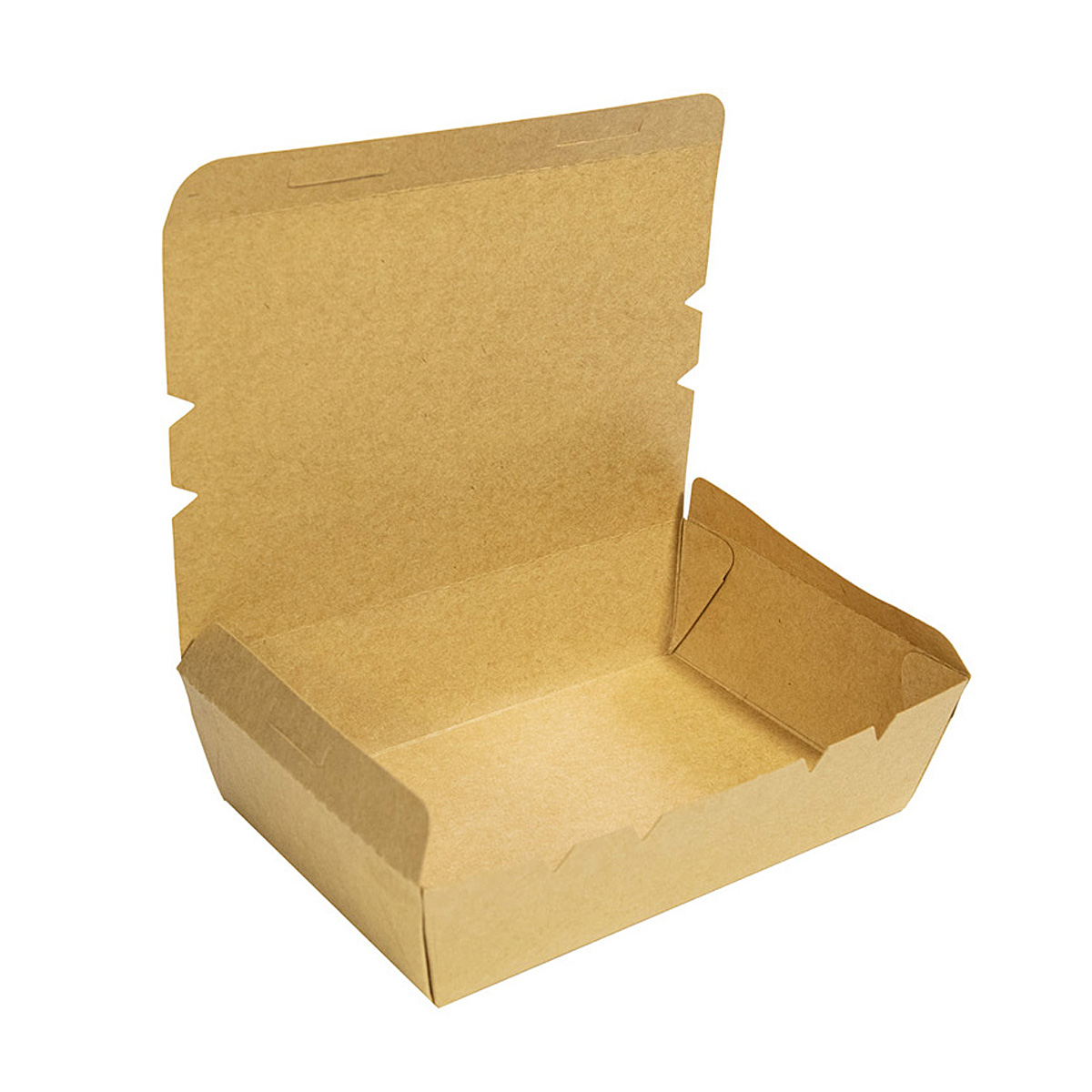 Paper Lunch Box Large Brown/White #4 | ECO friendly | Natural Green ...