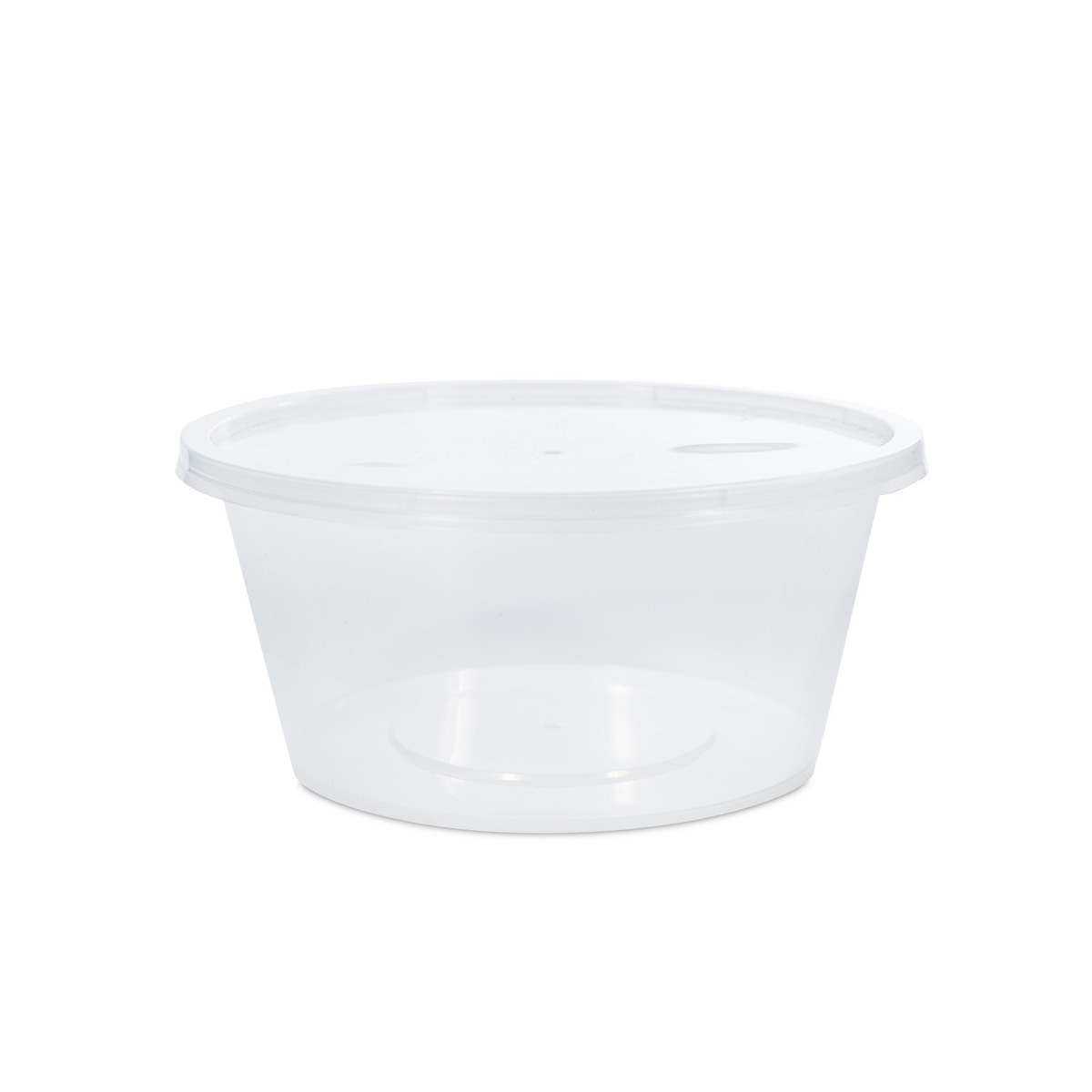 1250ml Round PP Container with Lid | ECO friendly | Natural Green Packaging
