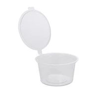 2 oz Sauce Container with Hinged Lid | ECO friendly | Natural Green ...