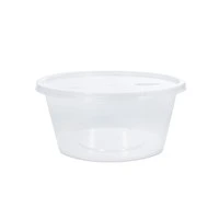 3000ml Round PP Container with Lid | ECO friendly | Natural Green Packaging