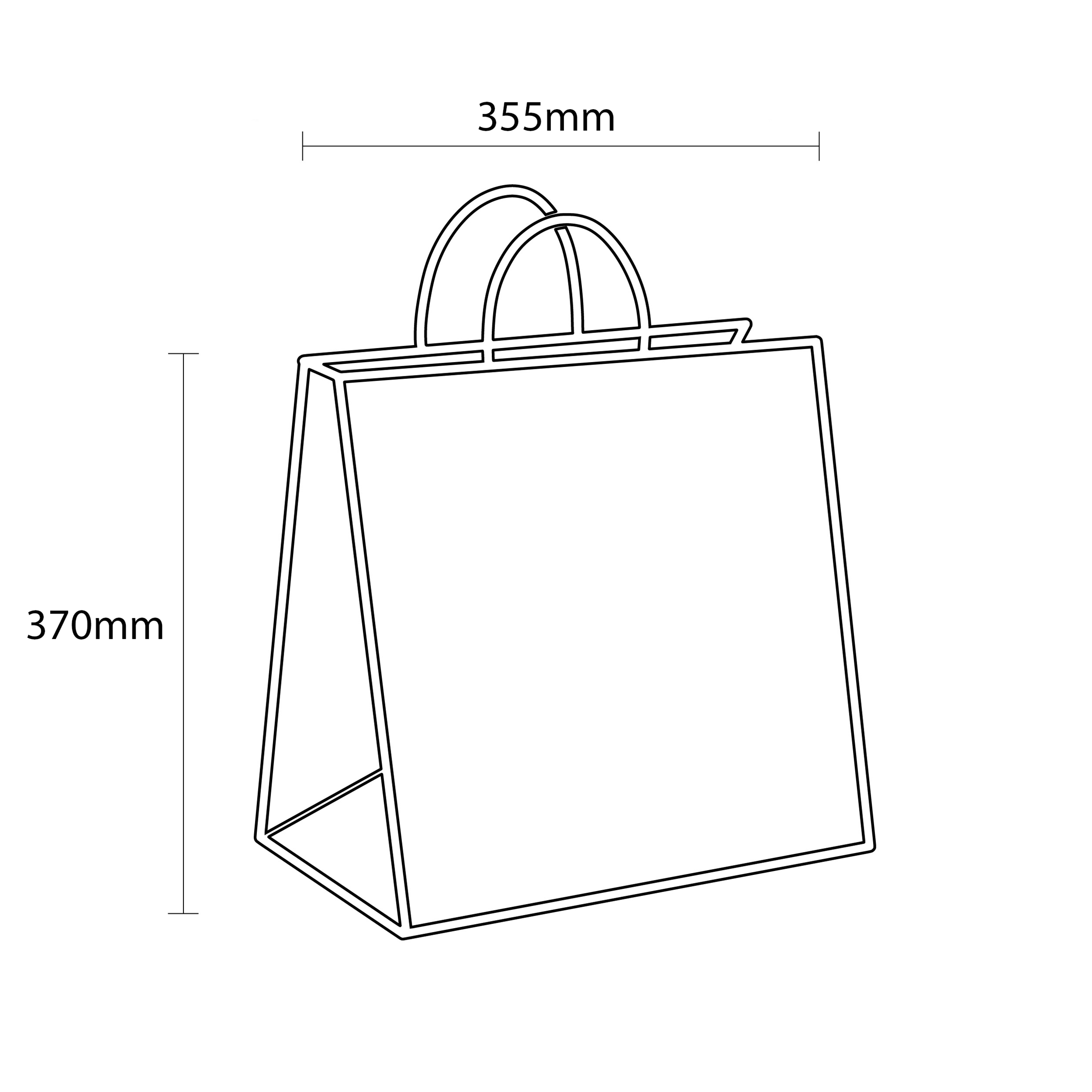 Jumbo Brown Kraft with Twisted Handle Bag | ECO friendly | Natural ...