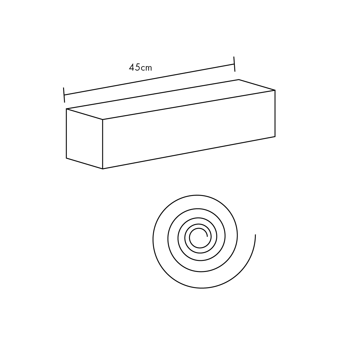 Capri Cling Wrap 45cm*600m | ECO friendly | Natural Green Packaging