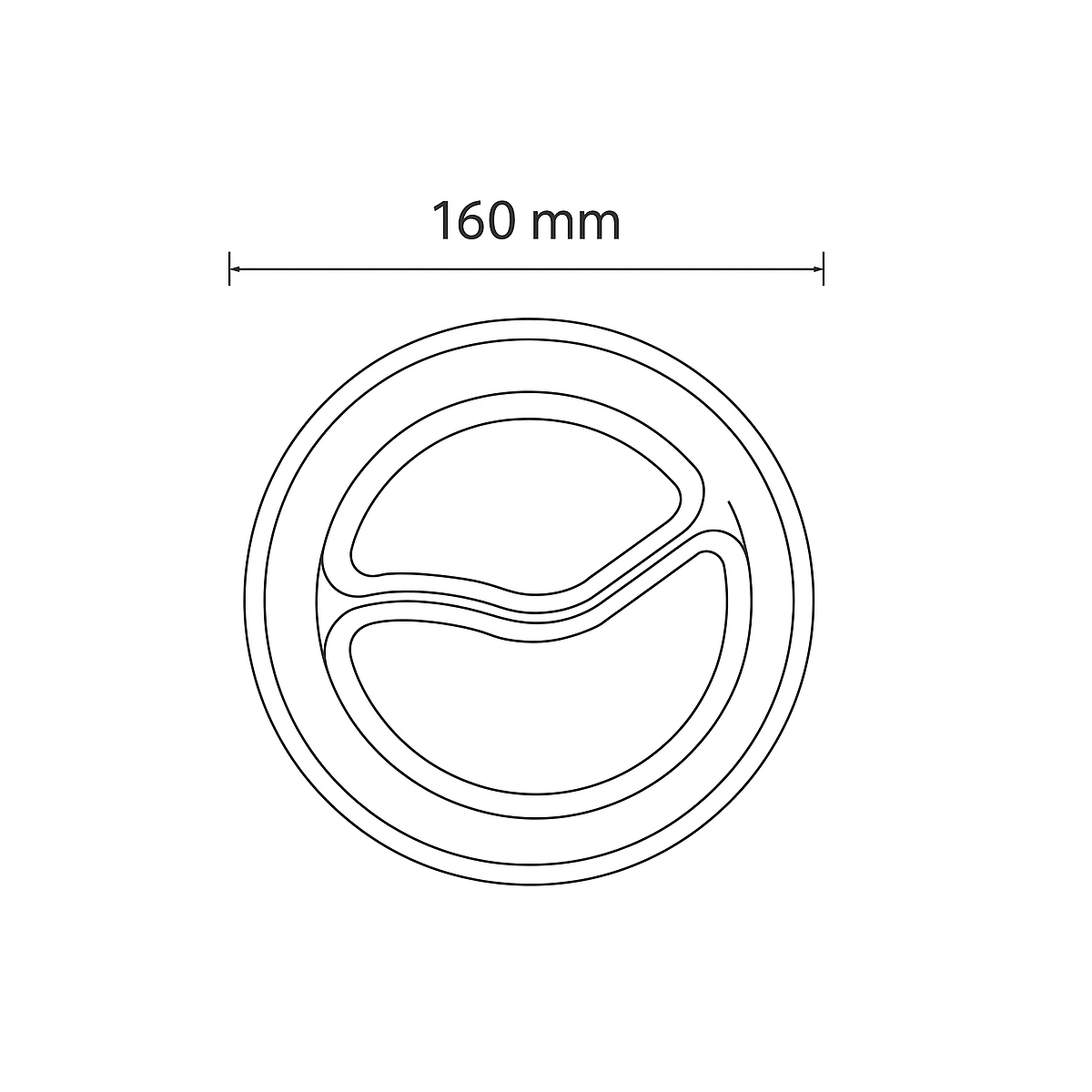 165mm Two Compartment Tray to Suit GC1100KB | ECO friendly | Natural ...