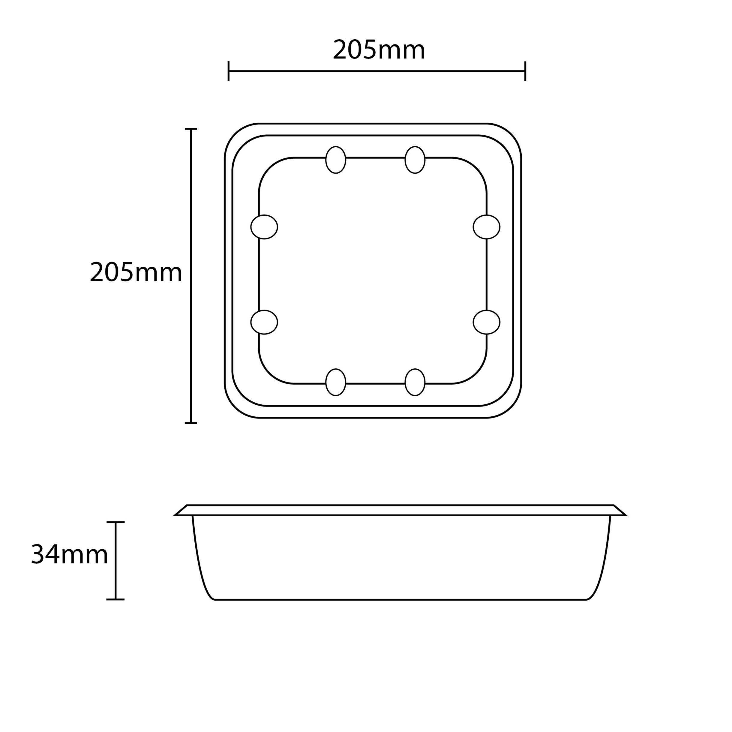 Sugarcane 1 Compartment Square Bento Box | ECO friendly | Natural Green ...