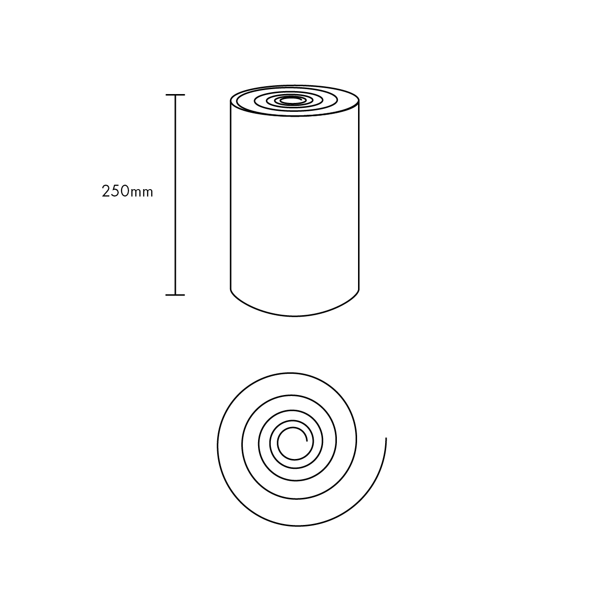 Large Compostable Produce Roll | ECO friendly | Natural Green Packaging