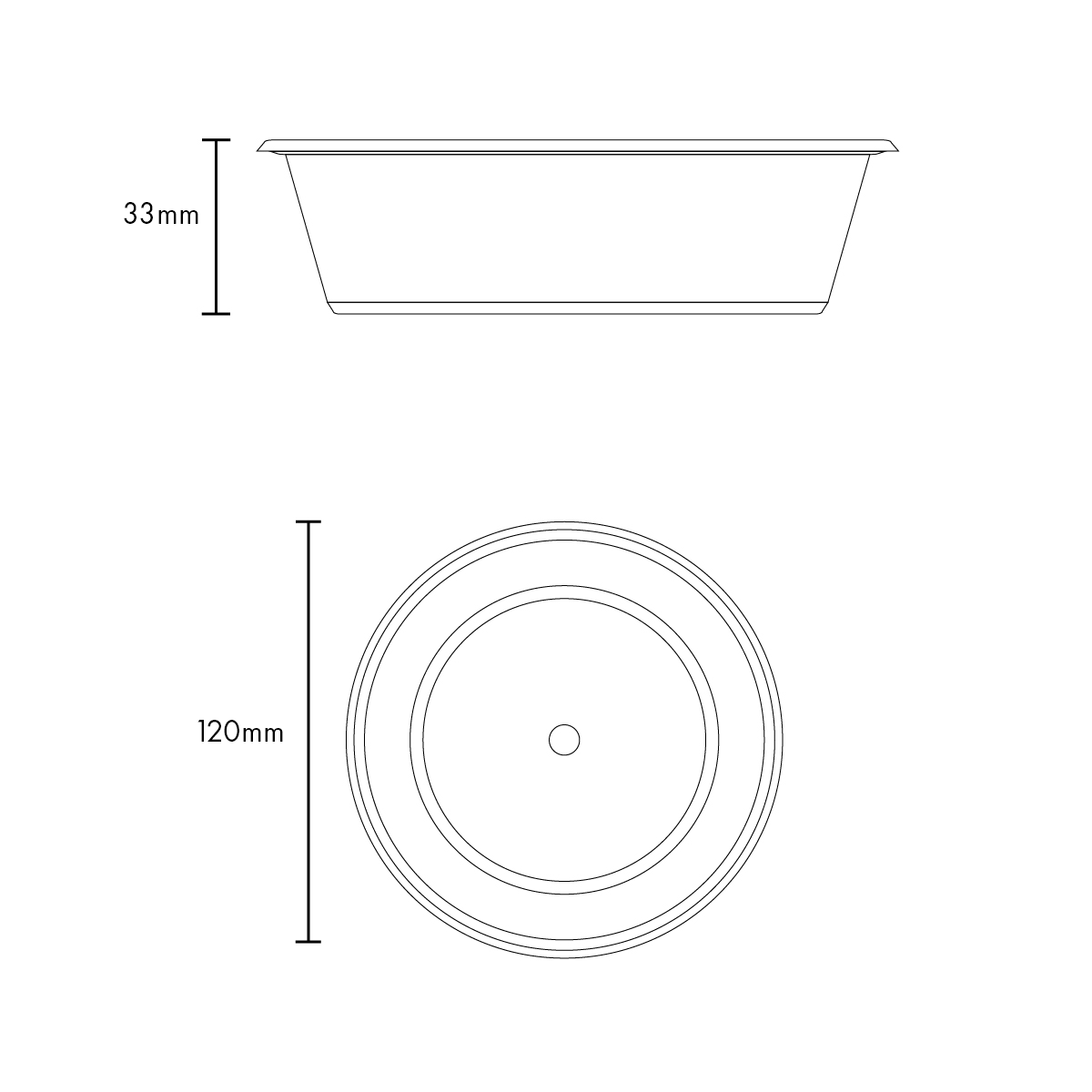 220ml Round PP Container Tub SK Series | ECO friendly | Natural Green ...