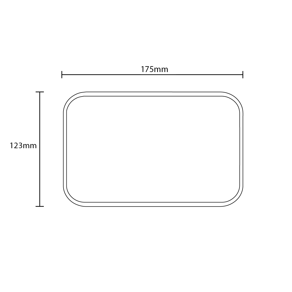 Rect PP Lid to Suit 500-1000ml SK Series Rectangle Container | ECO friendly | Natural Green ...